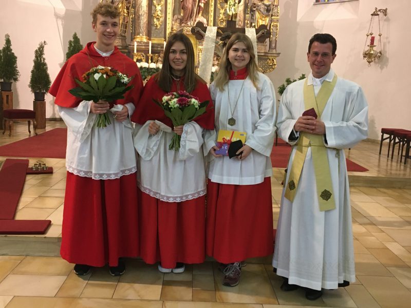 Verabschiedung von Ministranten – St. Dionysius Neunkirchen